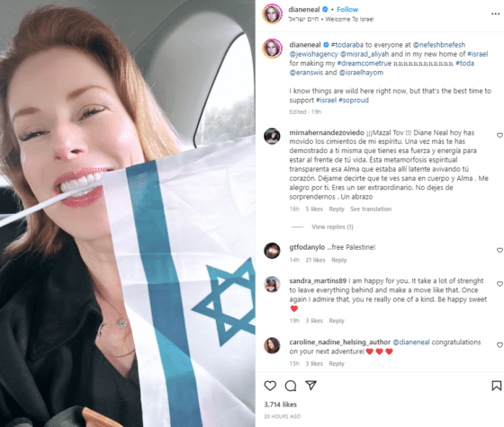 Law & Order Actress Diane Neal Makes Aliyah - Radical Truth Telling