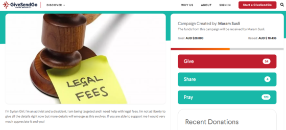 For What Is Antisemite “Syrian Girl” Maram Susli Soliciting Donations ...