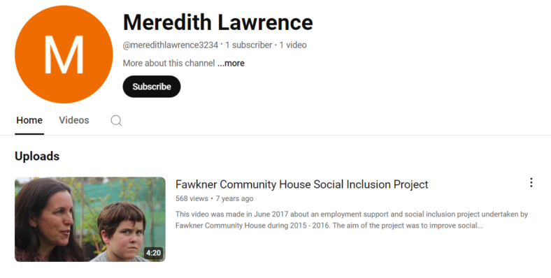 Meredith Lawrence, Manager of Fawkner Community House, Hearts Leila ...