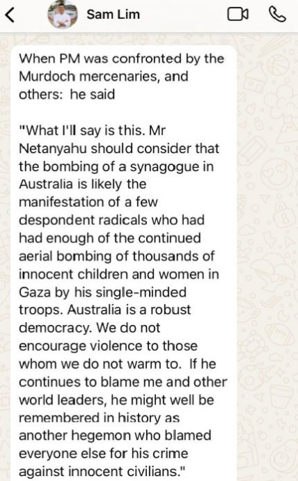 Leaked Whatsapp Suggests Labor MP Sam Lim Claimed PM Anthony Albanese ...