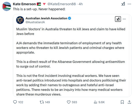 Australian Nurses Stood Down After Threatening To Kill Israeli Patients ...