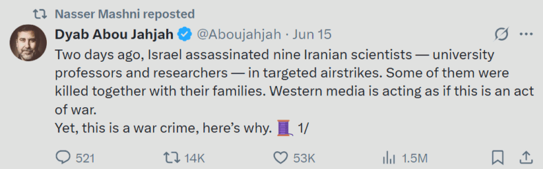 Nasser Mashni's Latest Sick, Sick Rant - Radical Truth Telling