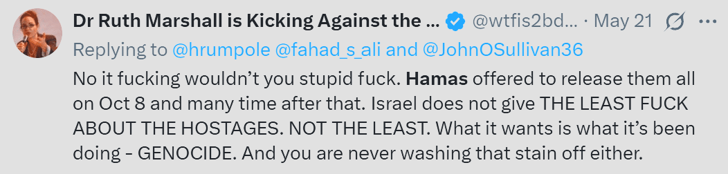 Dr Ruth Marshall: U of T Professor of Hate and a Hamas Apologist ...