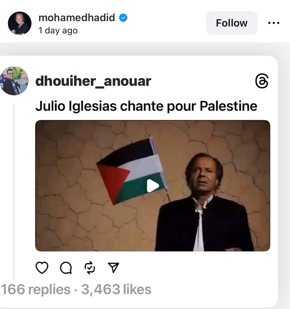 Sorry Mohamed Hadid, Julio Iglesias Isn’t Singing Your Tune - Radical ...