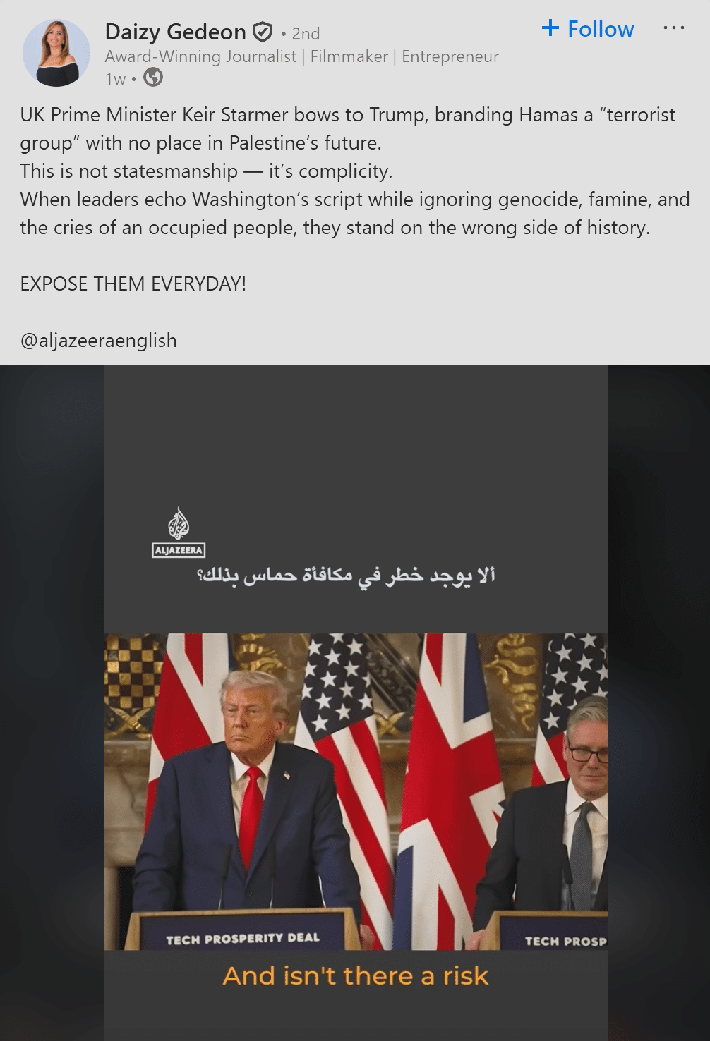 Journalist Daizy Gedeon's Shocking Antisemitism Exposed - Radical Truth ...