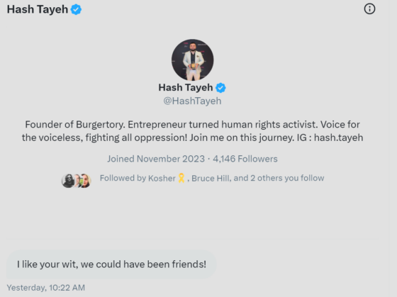 Unlikely Secret Fan: Hash Tayeh - Radical Truth Telling