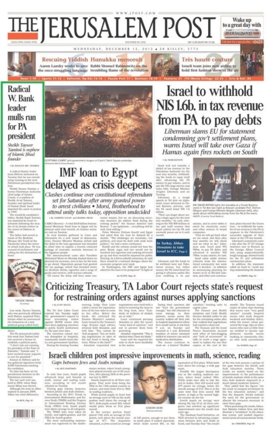 The Jerusalem Post Pulled A JonDonnison - Radical Truth Telling