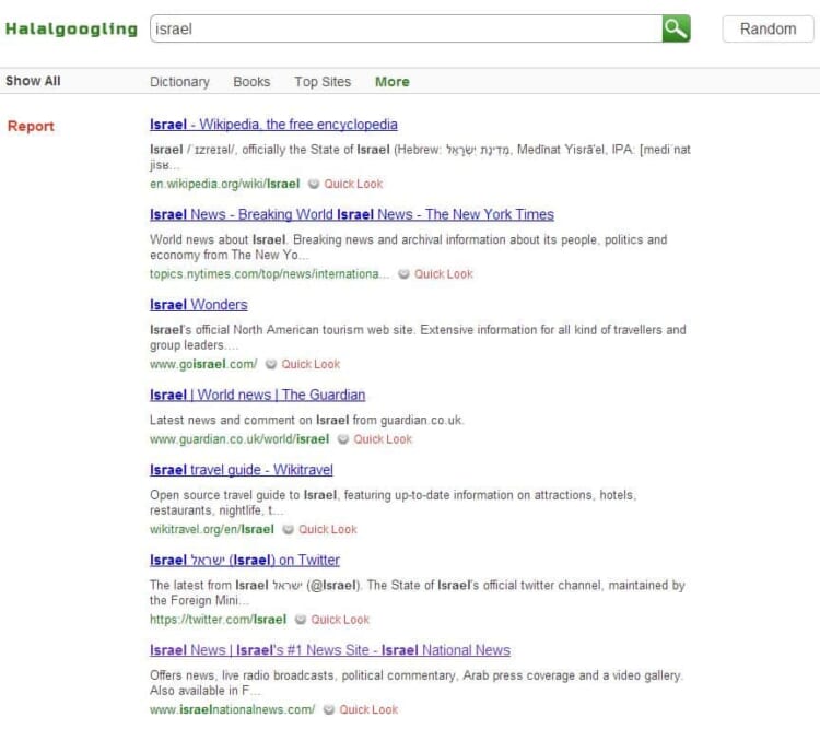 Halal Googling - Israellycool